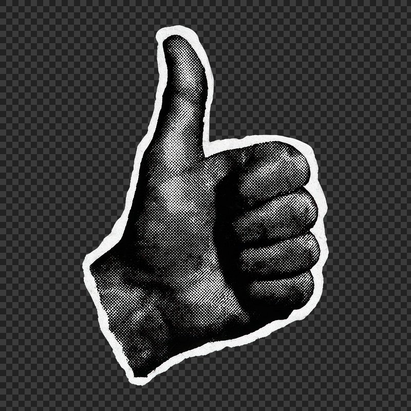 PNG Retro hand gesture illustration | Free PNG - rawpixel