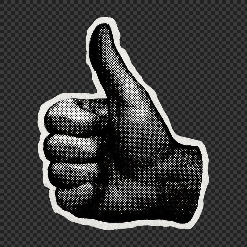 PNG Retro hand gesture illustration | Free PNG - rawpixel