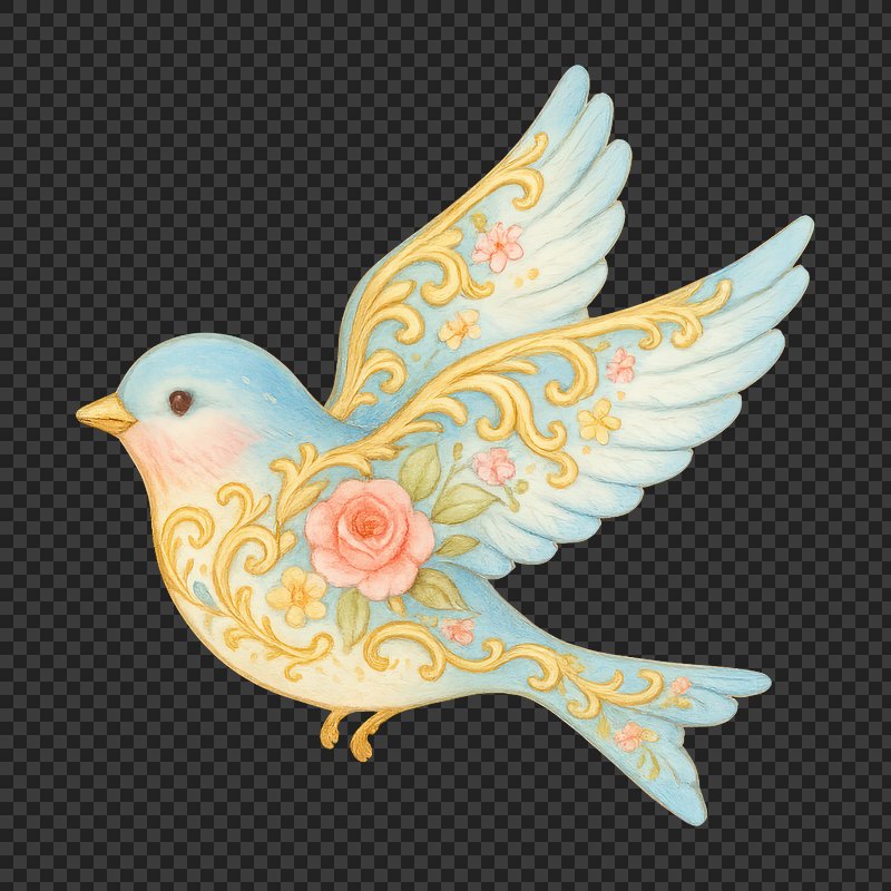 PNG Elegant floral fish illustration | Free PNG - rawpixel