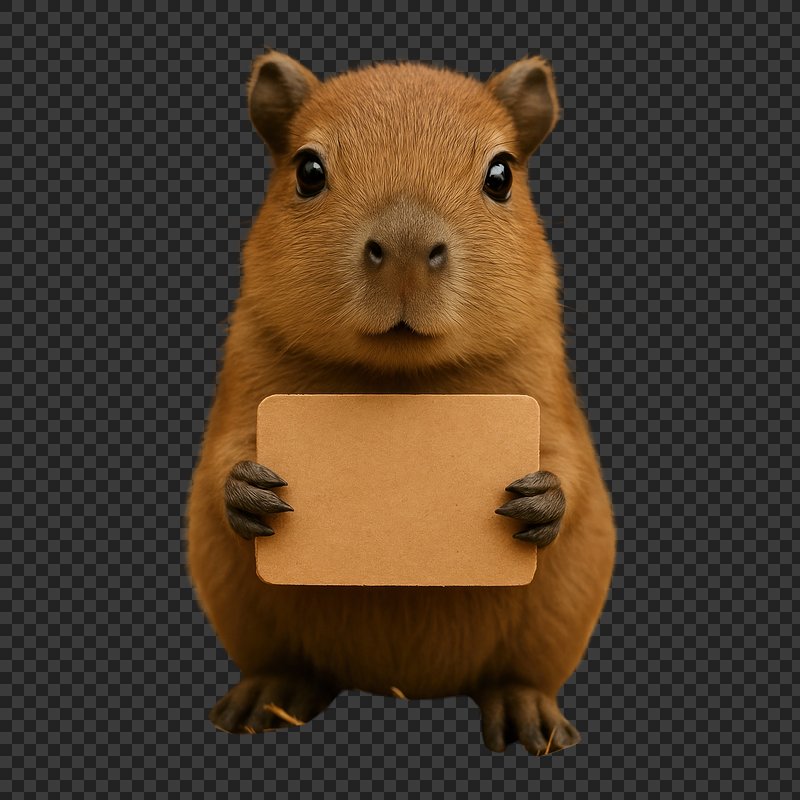 Capybara PNG Images | Free Photos, PNG Stickers, Wallpapers ...