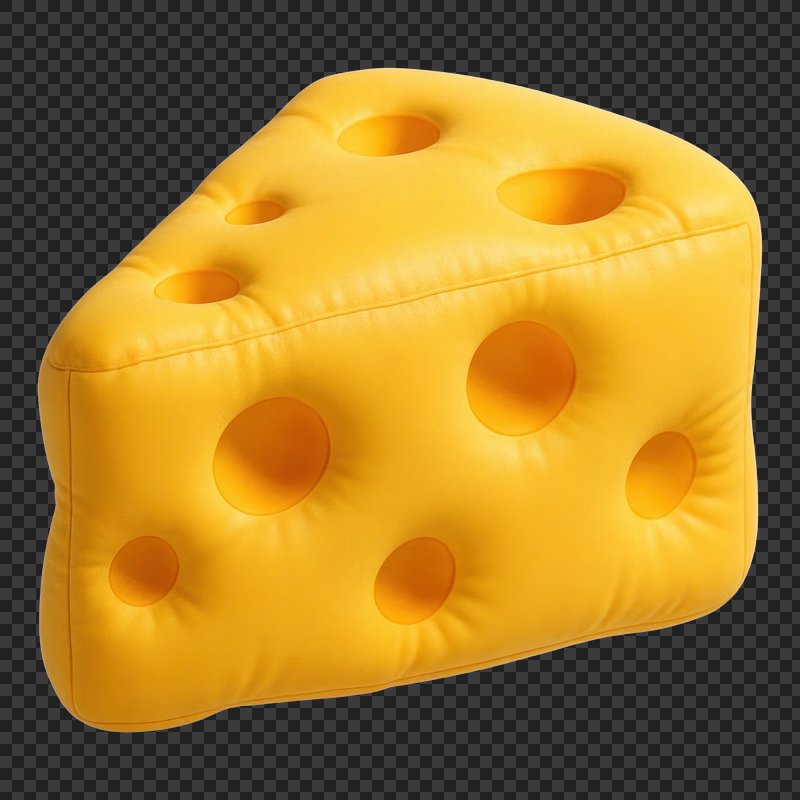 Cheese-shaped inflatable toy illustration | Free Photo - rawpixel