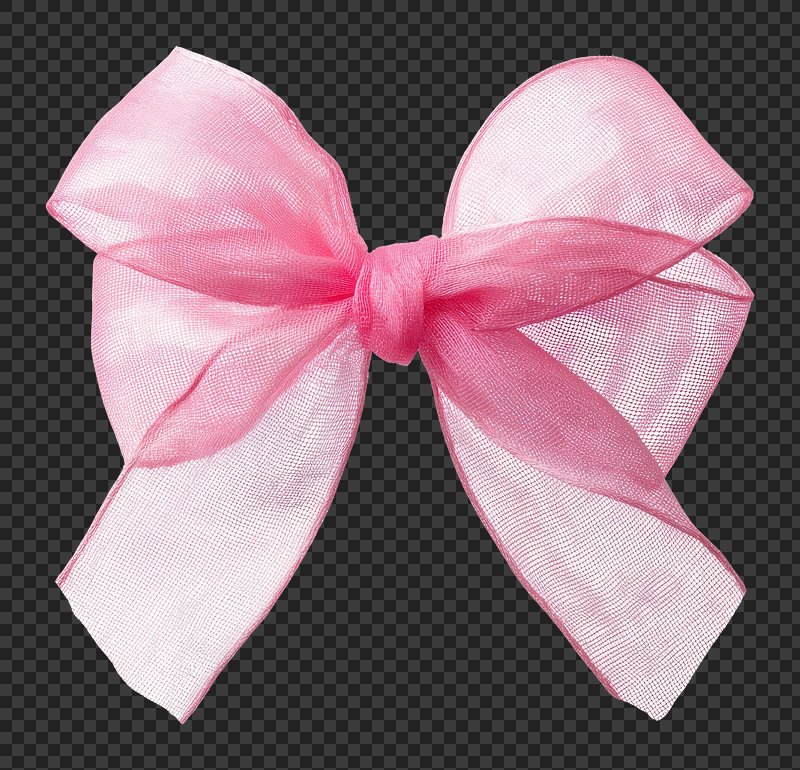 Pink Bow Transparent PNG Images | Free Photos, PNG Stickers, Wallpapers ...