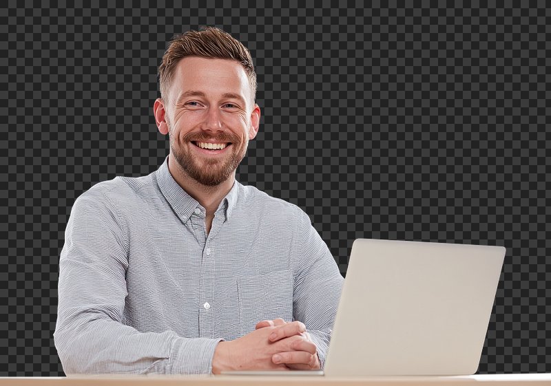 Man Use Laptop PNG Images | Free Photos, PNG Stickers, Wallpapers ...