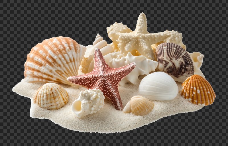 Colorful seashells on sand | Free Photo - rawpixel