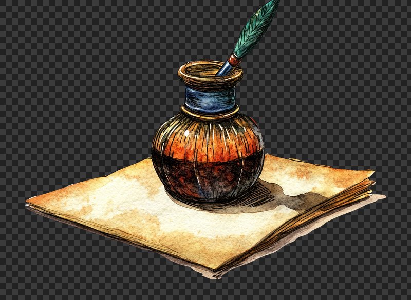 PNG Vintage book quill, transparent | Free PNG - rawpixel