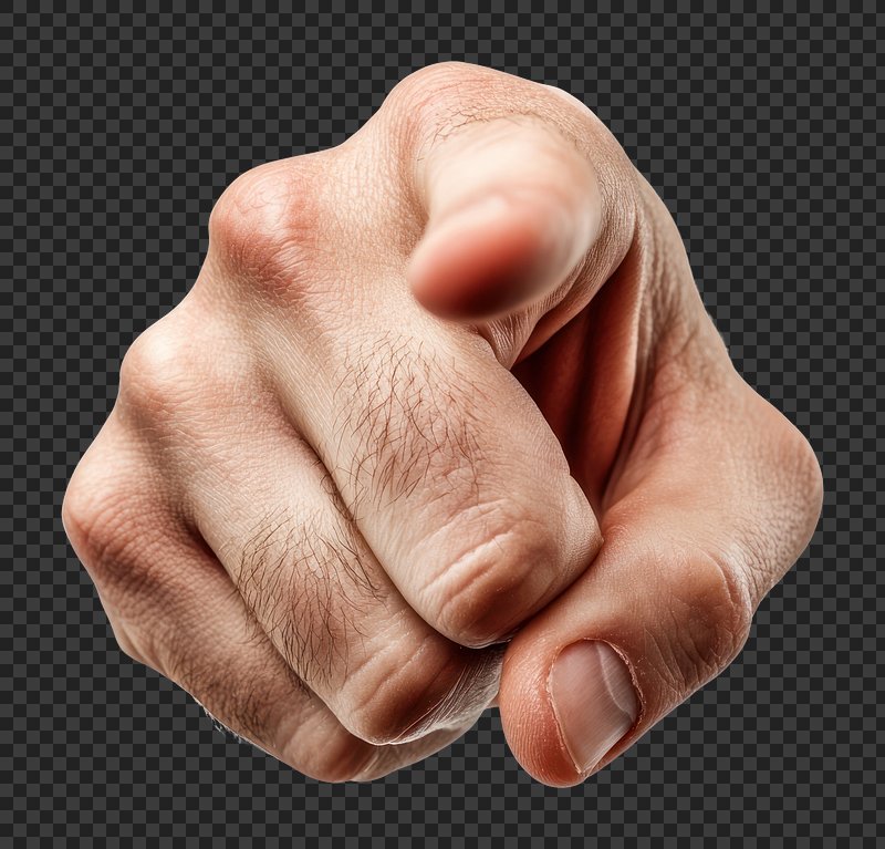 Finger Pointing Transparent PNG Images | Free Photos, PNG Stickers ...