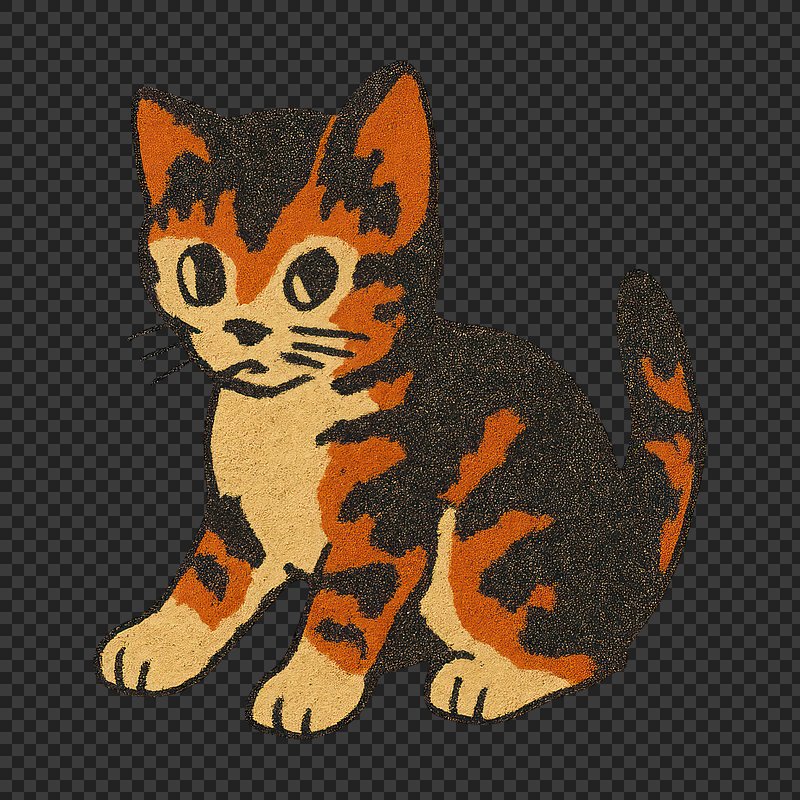 PNG Vintage cartoon cat illustration | Premium PNG - rawpixel