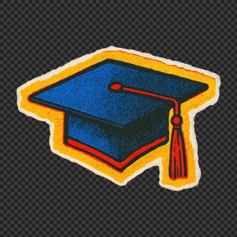 PNG Vintage academic cap illustration | Free PNG - rawpixel