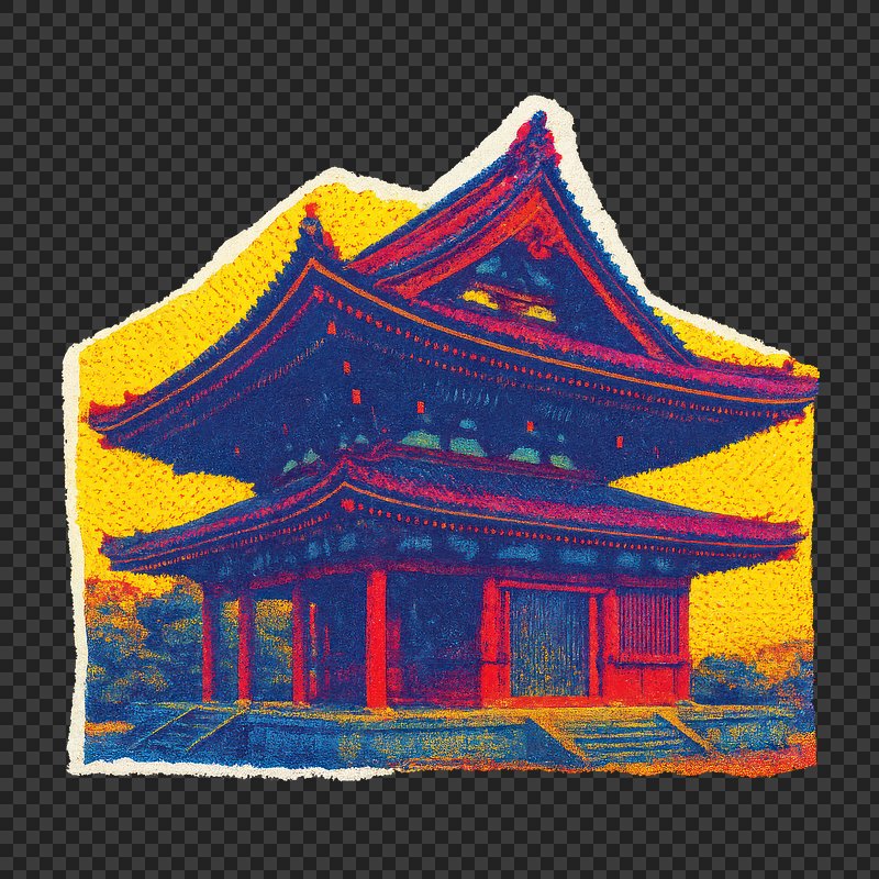 Japan Temple Architecture PNG Images | Free Photos, PNG Stickers ...