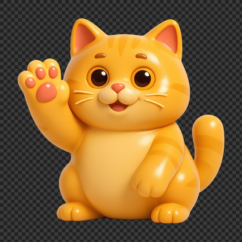 Friends High Five Cat Cartoon Images | Free Photos, PNG Stickers ...