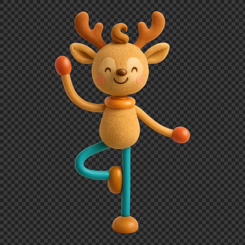 Reindeer Head Background PNG Christmas Animal Images | Free Photos, PNG ...