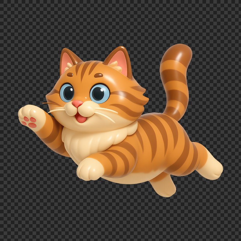Transparent Cat Animated Clean Isolated Images | Free Photos, PNG ...