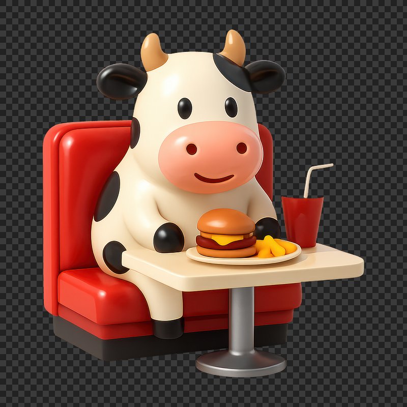 Cartoon+cow Shadow Images | Free Photos, PNG Stickers, Wallpapers ...