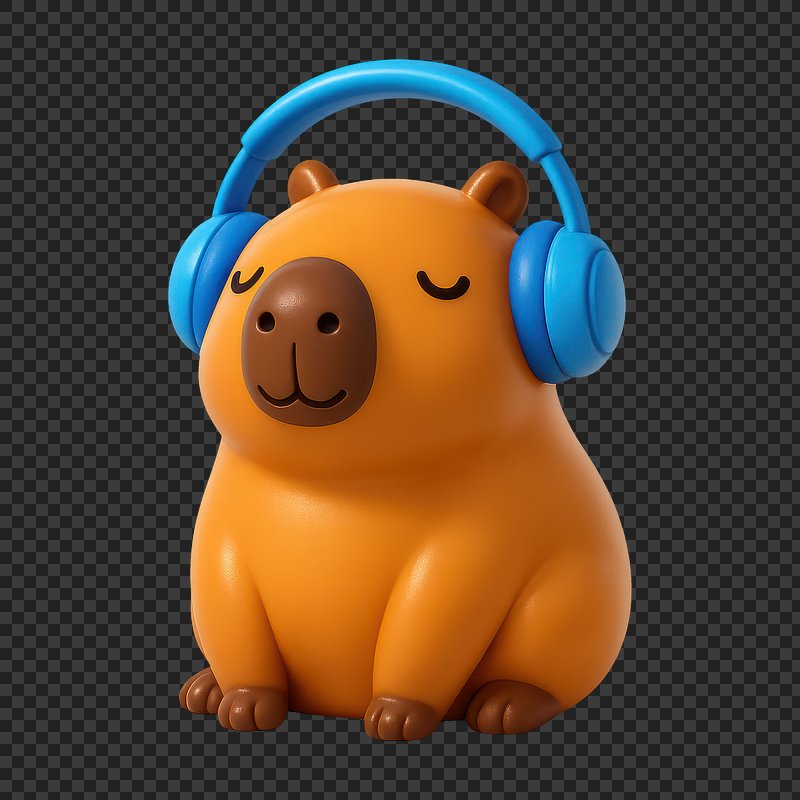 Transparent Capybara Background PNG Aesthetic Images | Free Photos, PNG ...