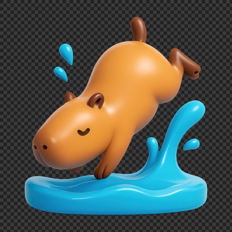 Transparent Capybara Background PNG Aesthetic Images | Free Photos, PNG ...