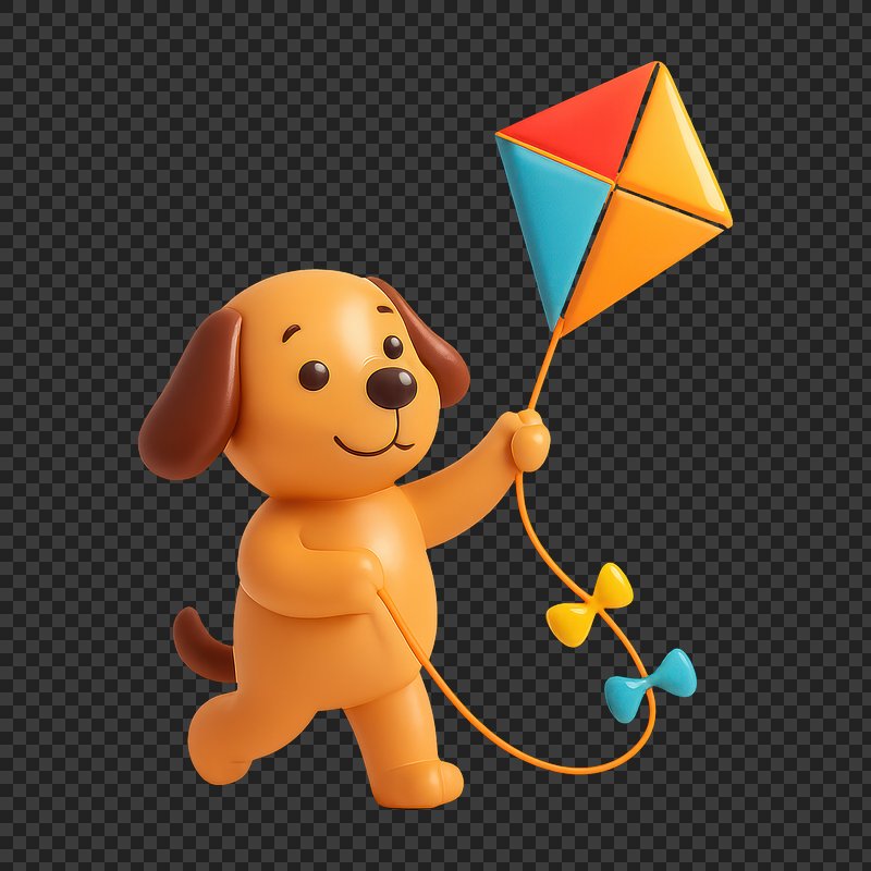 Playing+kite+cartoon Cute Images | Free Photos, PNG Stickers ...