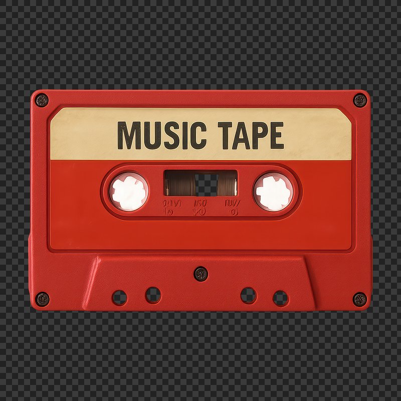 Vintage cassette tape element set | Free Photo - rawpixel
