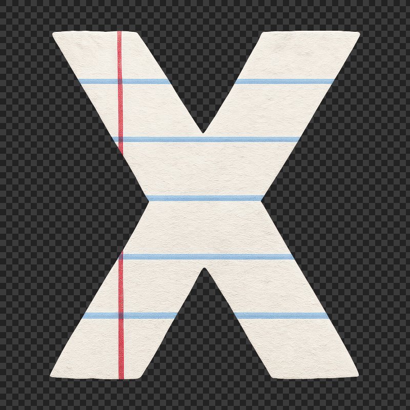 Letter X Transparent PNG Images | Free Photos, PNG Stickers, Wallpapers ...