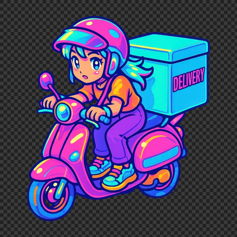 Delivery Motorcycles PNG Images | Free Photos, PNG Stickers, Wallpapers ...