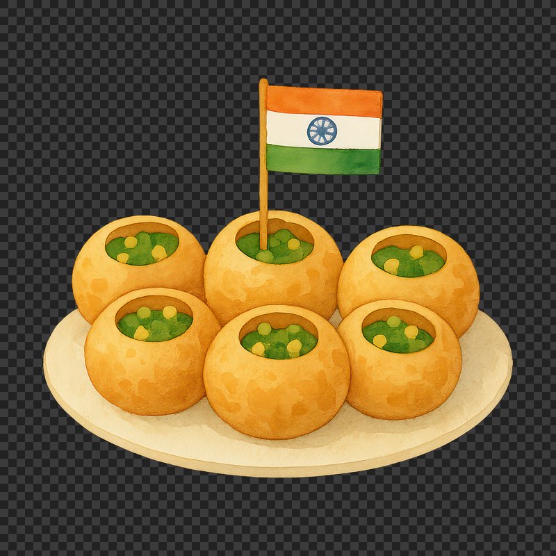Pani Puri PNG Images | Free Photos, PNG Stickers, Wallpapers ...