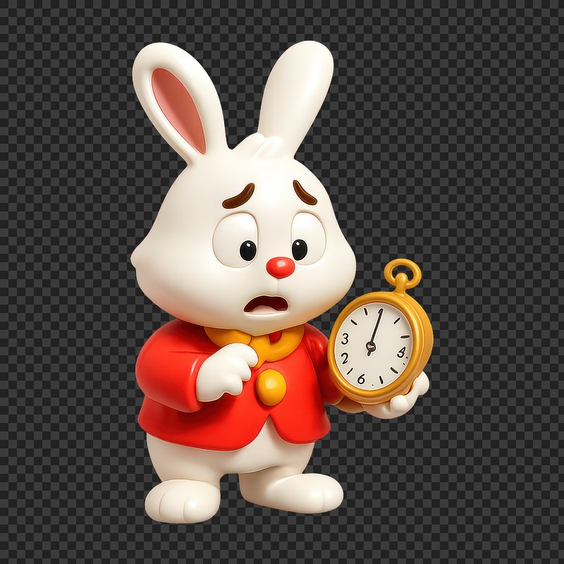 Rabbit With Clock Images | Free Photos, PNG Stickers, Wallpapers ...