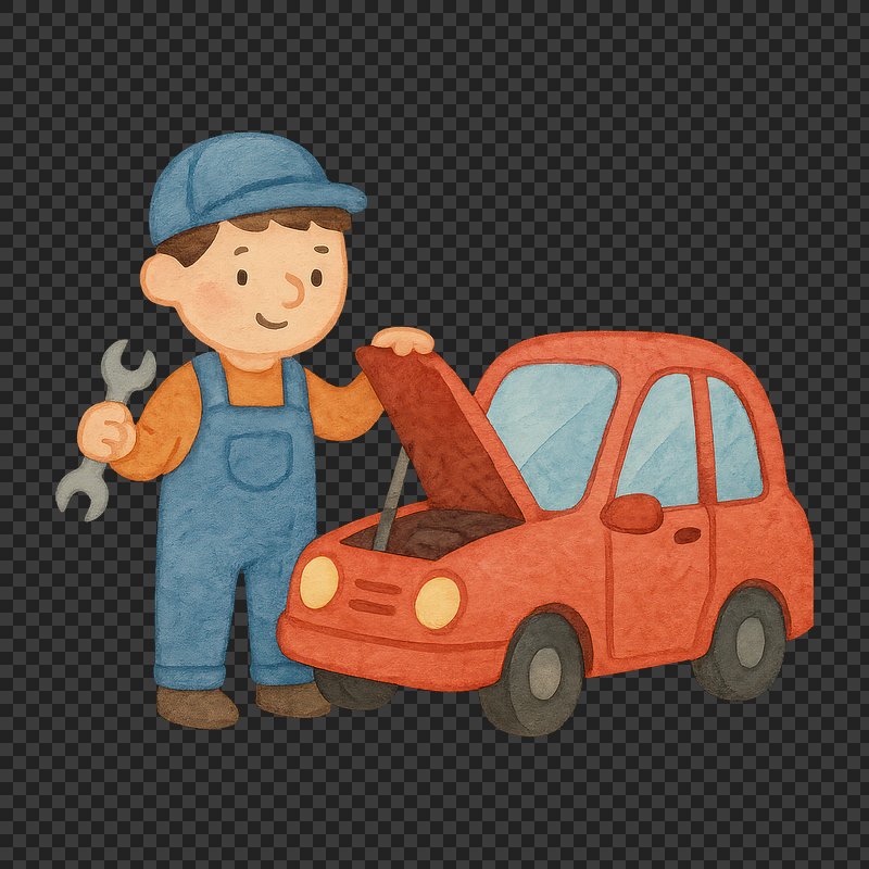 Auto Mechanic Cartoon Images | Free Photos, PNG Stickers, Wallpapers ...