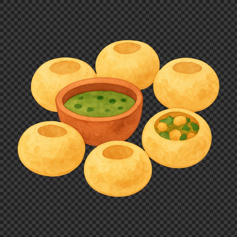 Pani Puri PNG Images | Free Photos, PNG Stickers, Wallpapers ...