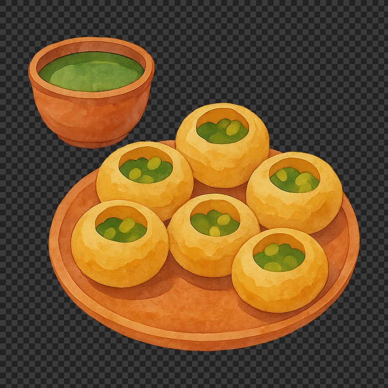 Pani Puri PNG Images | Free Photos, PNG Stickers, Wallpapers ...