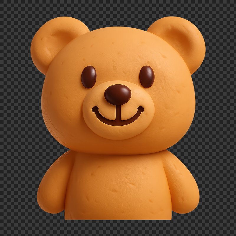 PNG Cute bear waving happily | Free PNG - rawpixel