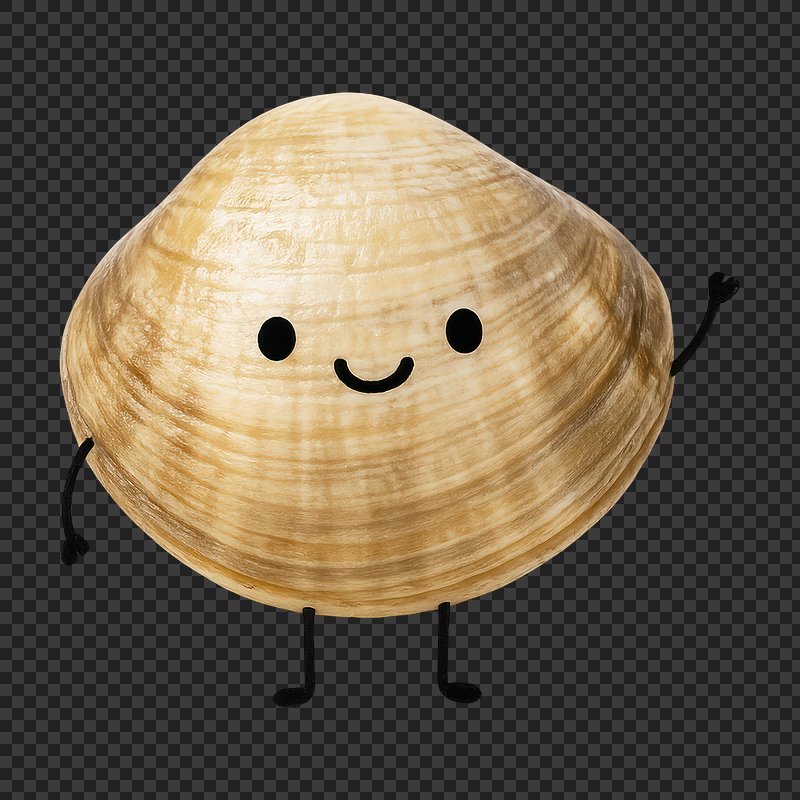 Clam Cartoon Animal Seashell Transparent PNG Images | Free Photos, PNG ...