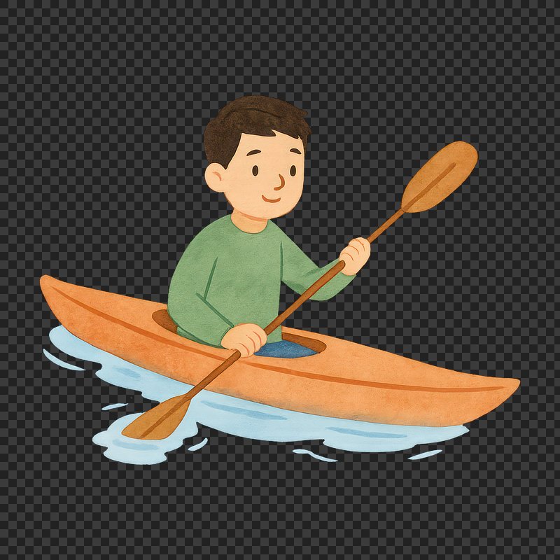 Kayaking Cartoon Images | Free Photos, PNG Stickers, Wallpapers ...