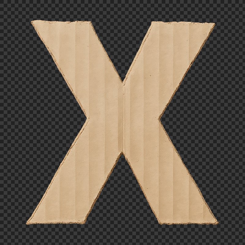 Letter X Transparent PNG Images | Free Photos, PNG Stickers, Wallpapers ...