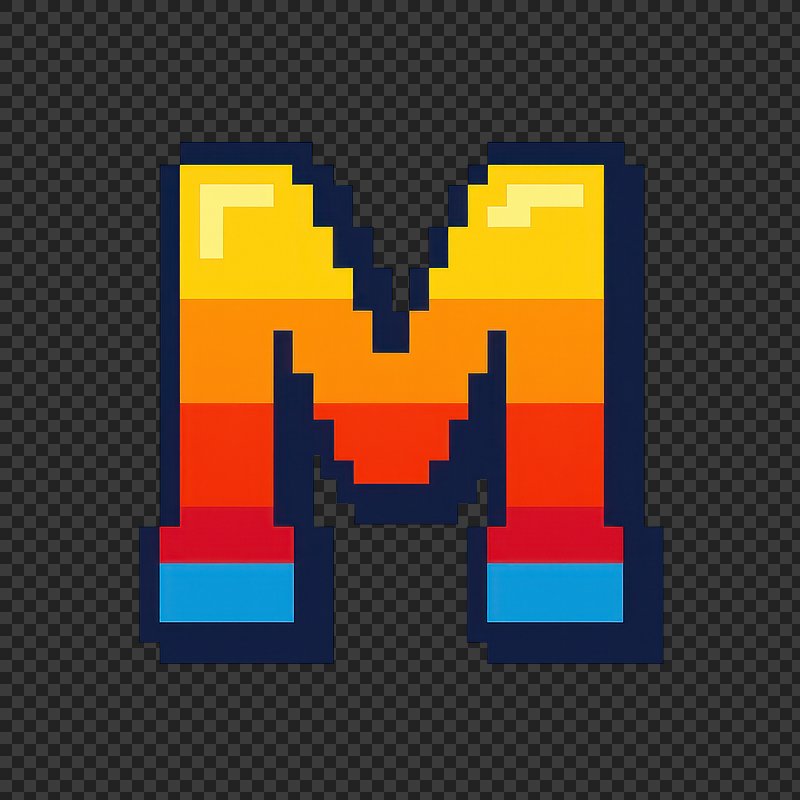 Letter+m+pixel+art Images | Free Photos, PNG Stickers, Wallpapers ...