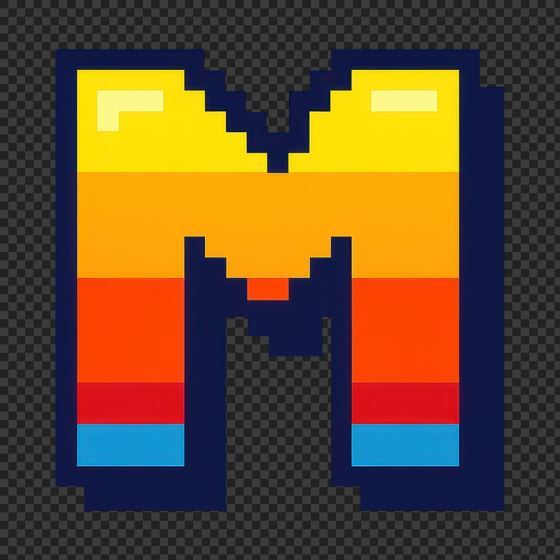 Letter+m+pixel+art Images | Free Photos, PNG Stickers, Wallpapers ...