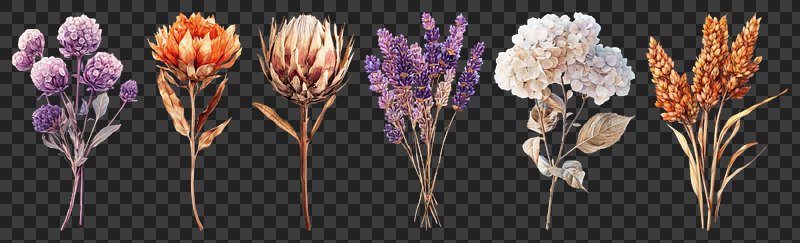 PNG Delicate watercolor carnation illustration | Premium PNG - rawpixel