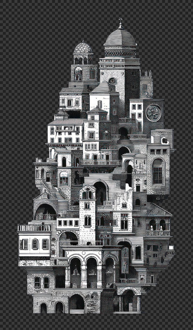 Etch City Building Art Patterns Etching Images | Free Photos, PNG ...