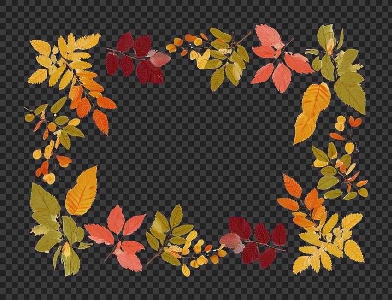 Cliparts Leaves Plant Border PNG Isolated Images | Free Photos, PNG ...