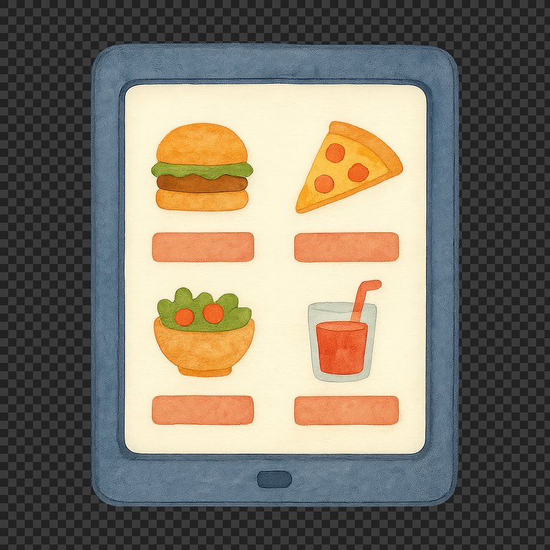 Tablet Food Menu PNG Images | Free Photos, PNG Stickers, Wallpapers ...