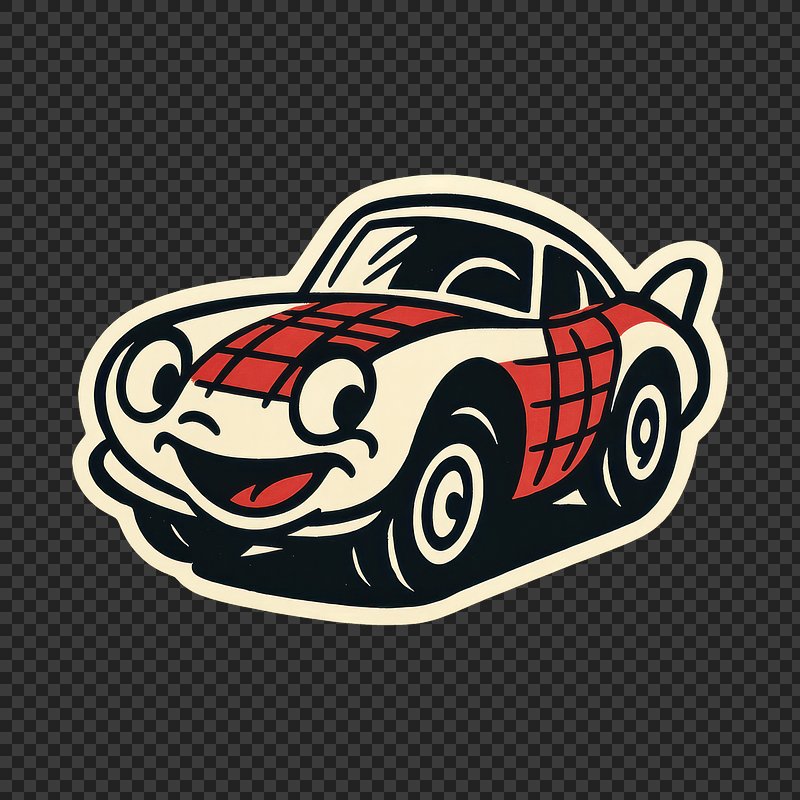 Car Cartoon Black And White Images | Free Photos, PNG Stickers ...