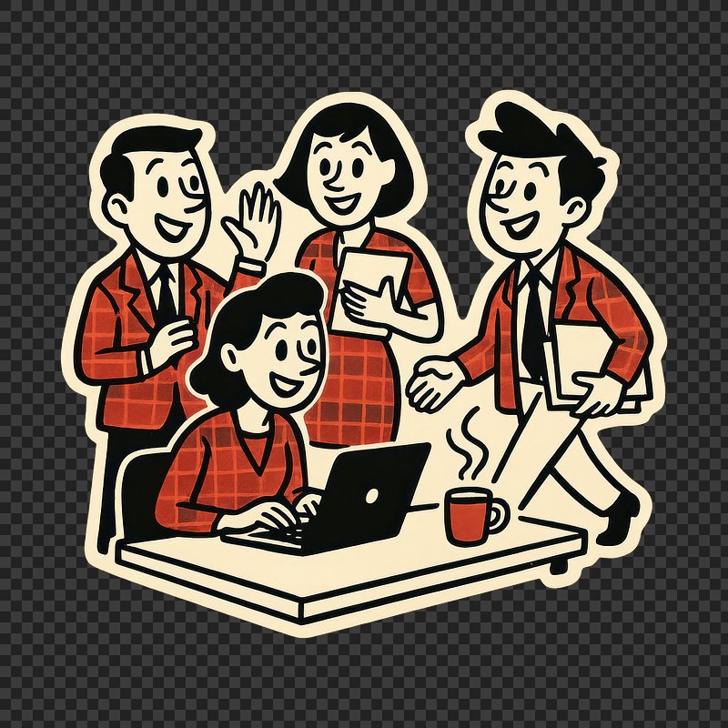 Group Discussion Cartoon Images | Free Photos, PNG Stickers, Wallpapers ...