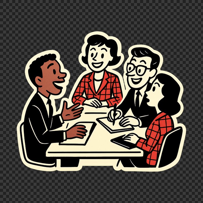 Group Discussion Cartoon Images | Free Photos, PNG Stickers, Wallpapers ...