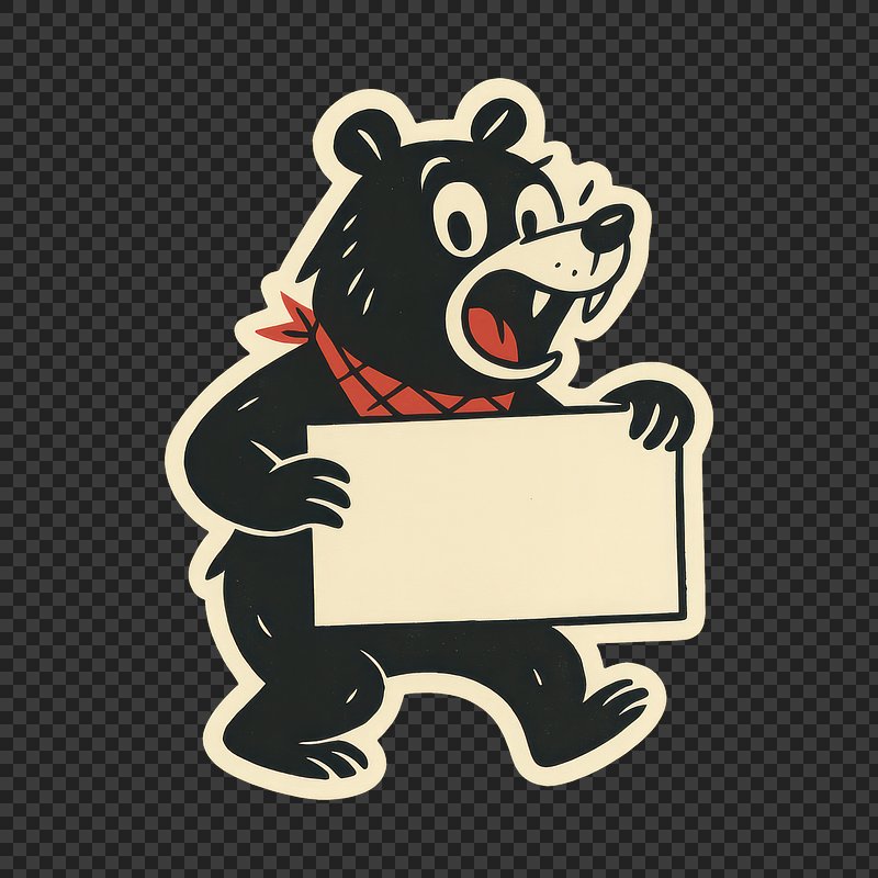 Vintage+bears+sign Background Images | Free Photos, PNG Stickers ...