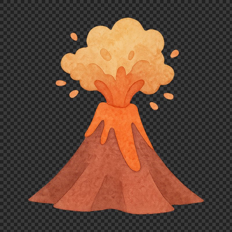 Cartoon Volcano Images | Free Photos, PNG Stickers, Wallpapers ...