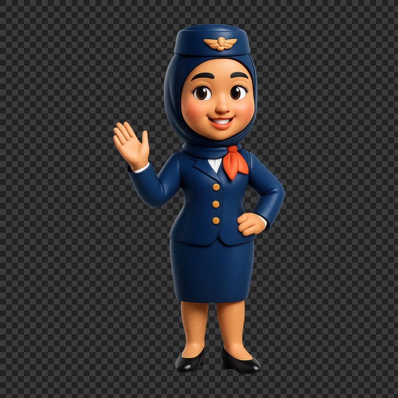 Flight Attendant Cartoon Images | Free Photos, PNG Stickers, Wallpapers ...