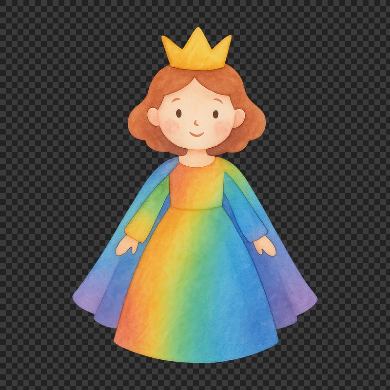Cute Princess Design Shadow Book Art Images | Free Photos, PNG Stickers ...