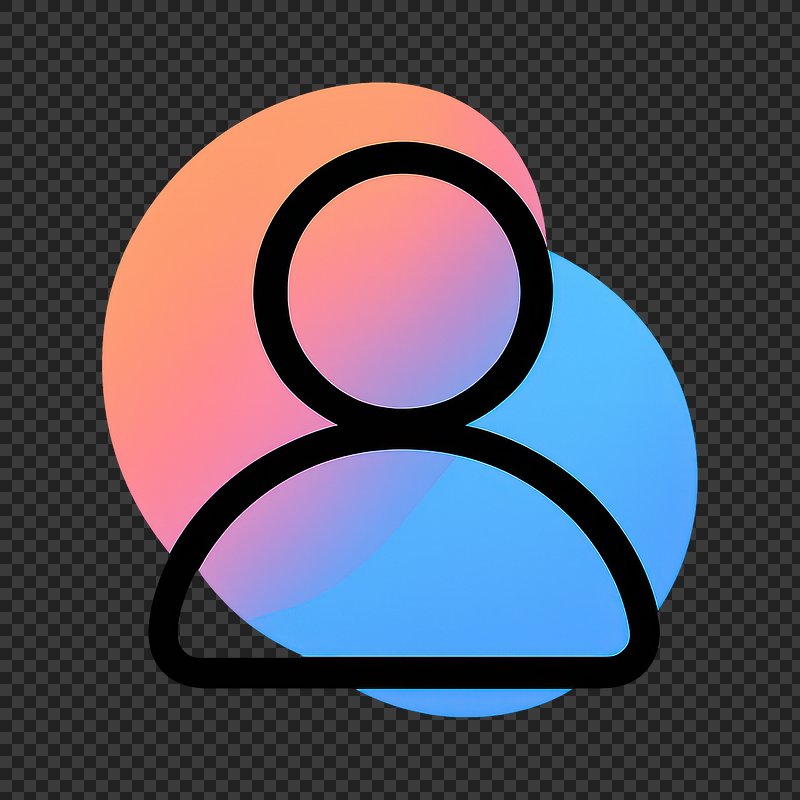 User Icon Profile Black Color Gradient Images | Free Photos, PNG ...