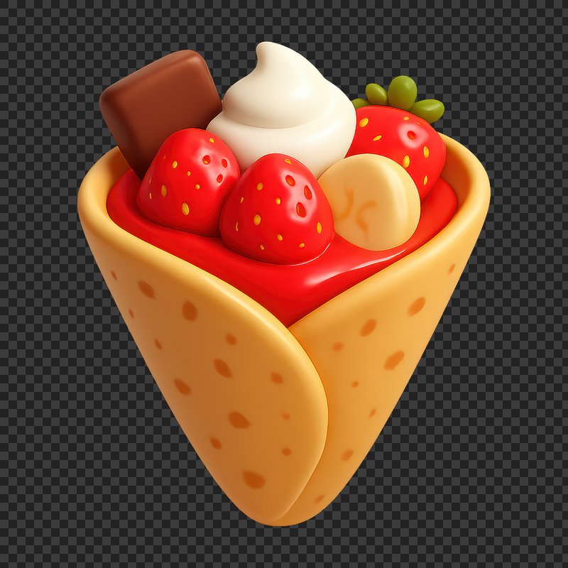 Crepe Food Background Cartoon Images | Free Photos, PNG Stickers ...