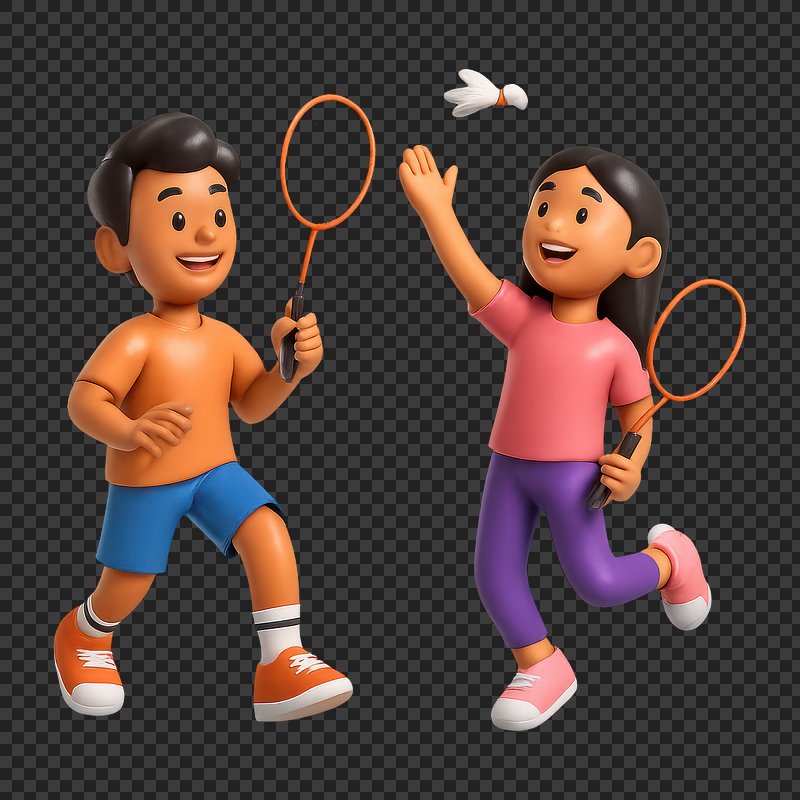 Badminton Cartoon Images | Free Photos, PNG Stickers, Wallpapers ...