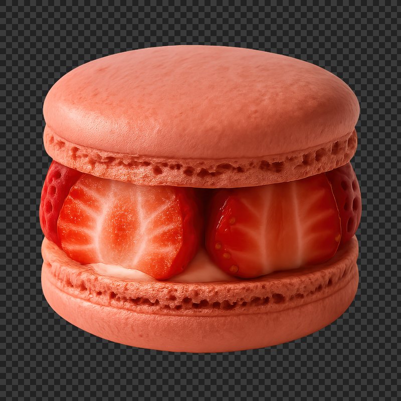 Delicious strawberry macaron delight | Free Photo - rawpixel