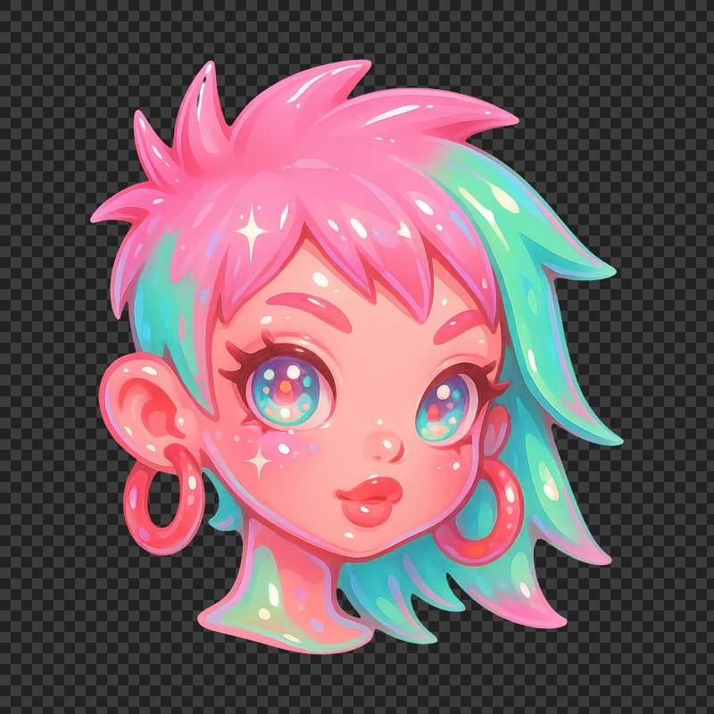 Anime+portraits Texture Aesthetic Cartoon Shadow Cute Images | Free ...